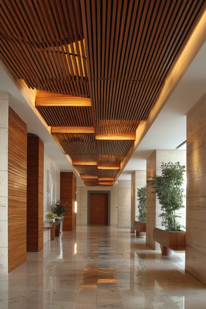 32 Simple Fall Ceiling Designs to Warm Up Your Hall with Style